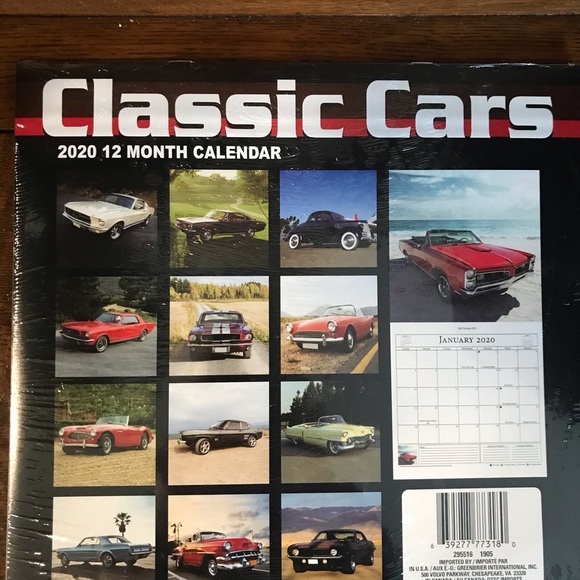 Office | New Classic Cars 220 Calendar | Poshmark